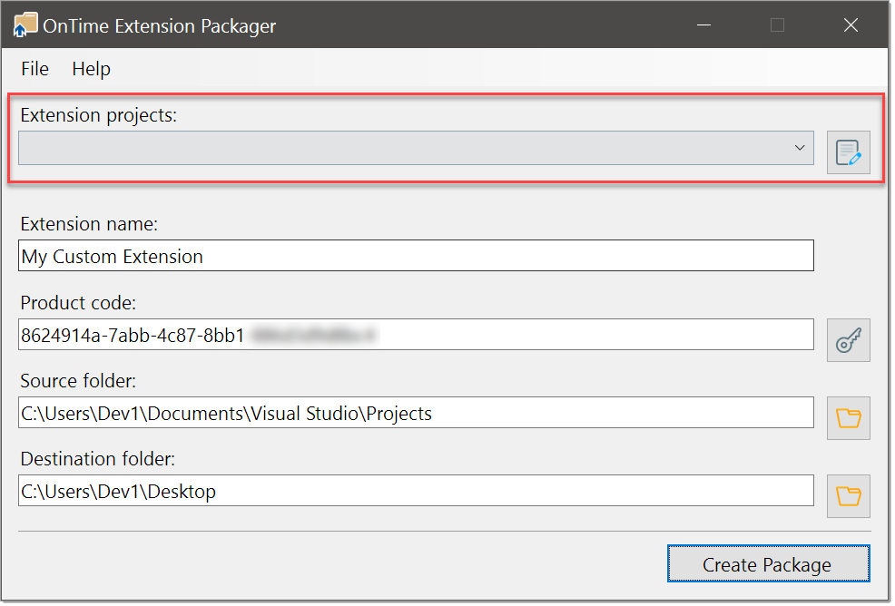 Package an Extension Package an Extension